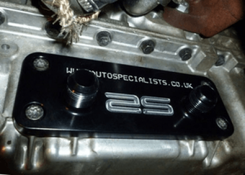 AIRTEC MOTORSPORT REMOTE OIL COOLER ADAPTOR PLATE FORD FOCUS RS MK2 ...